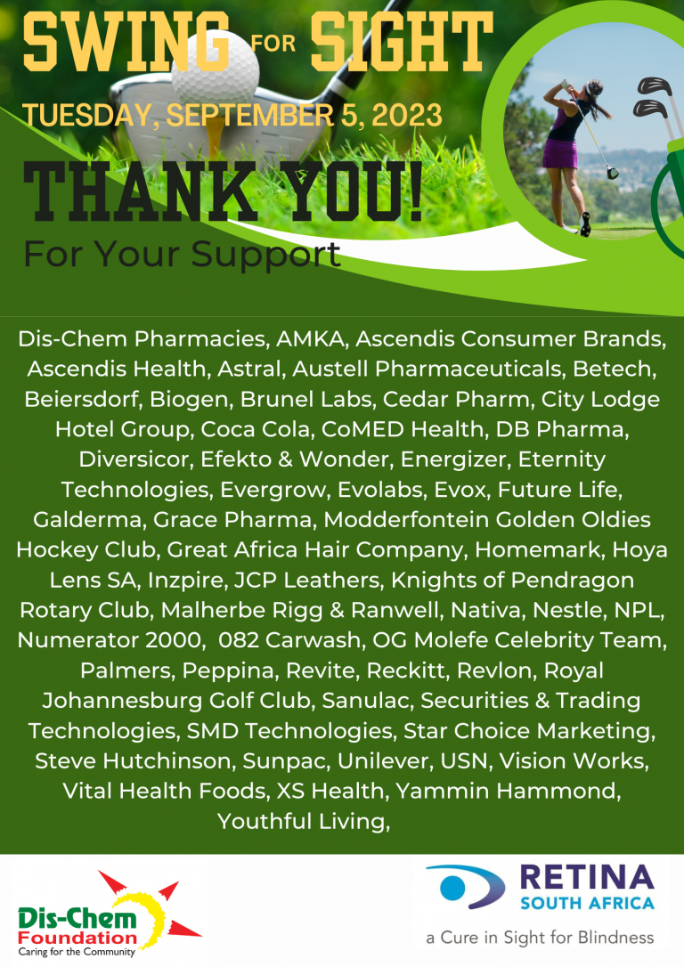 Retina South Africa | Swing for Sight